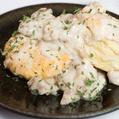 Southern Style Vegan Biscuits And Gravy